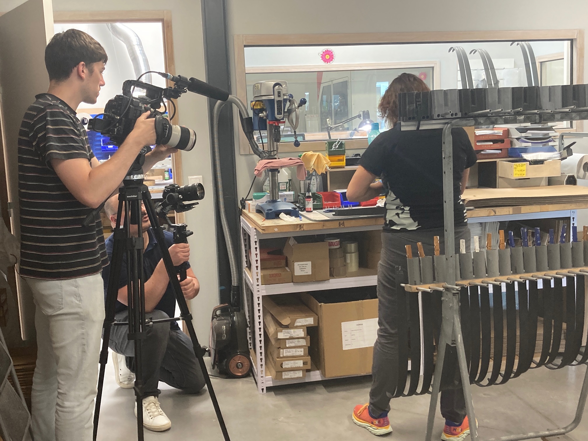 Backstage at workshop!