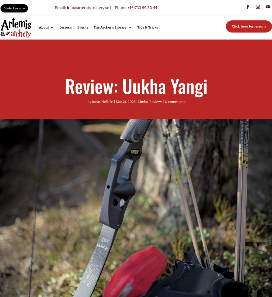 "Les Yangi : les meilleures branches en carbone jamais fabriquées par Uukha"